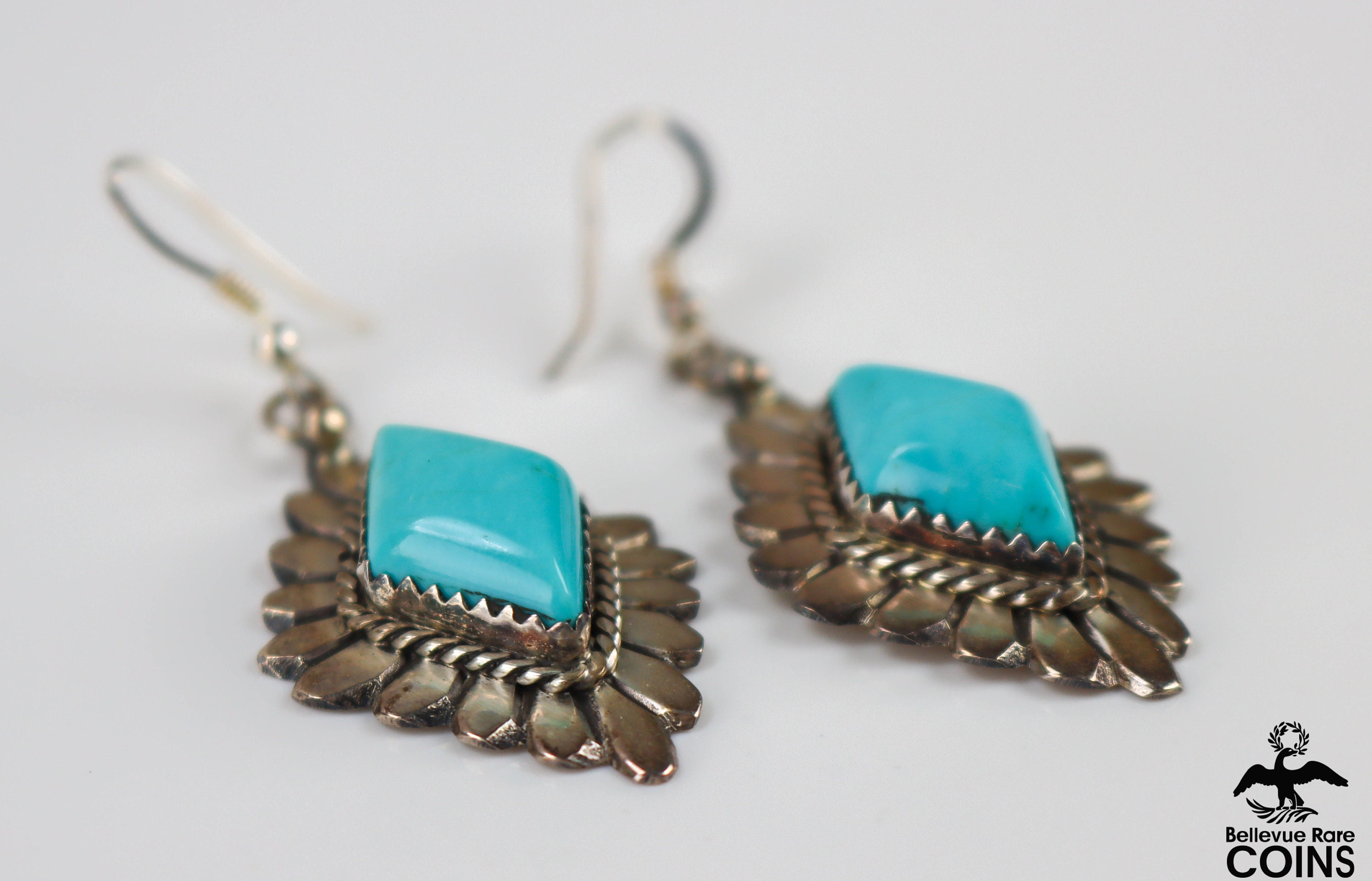 Vintage Victor Chee Native American Navajo Turquoise & - Etsy