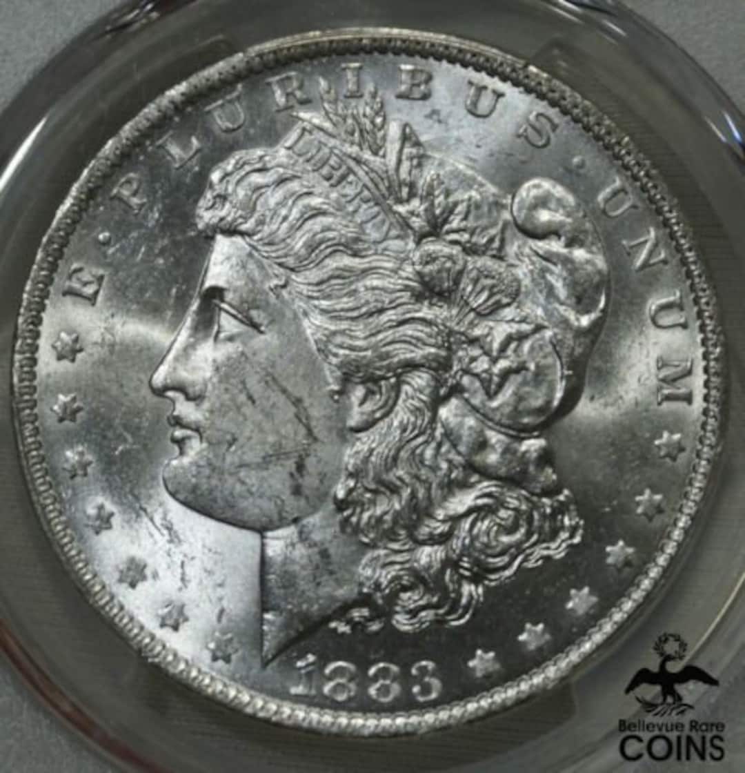 1883-O United States Morgan Dollar Coin PCGS MS62 VAM 36A Partial E Rev ...