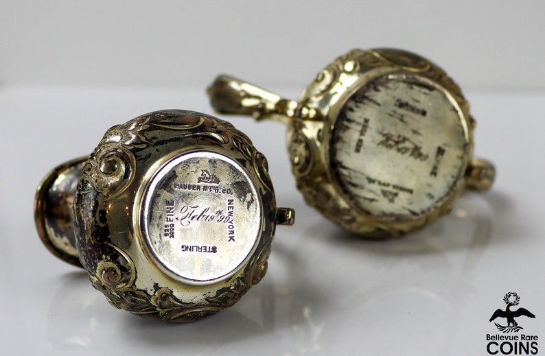 Mauser Mfg Co. Vintage Sterling Silver .925repousse Floral - Etsy