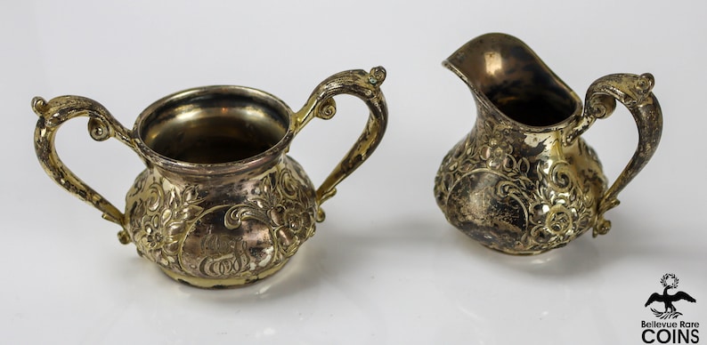 Mauser Mfg Co. Vintage Sterling Silver .925repousse Floral - Etsy