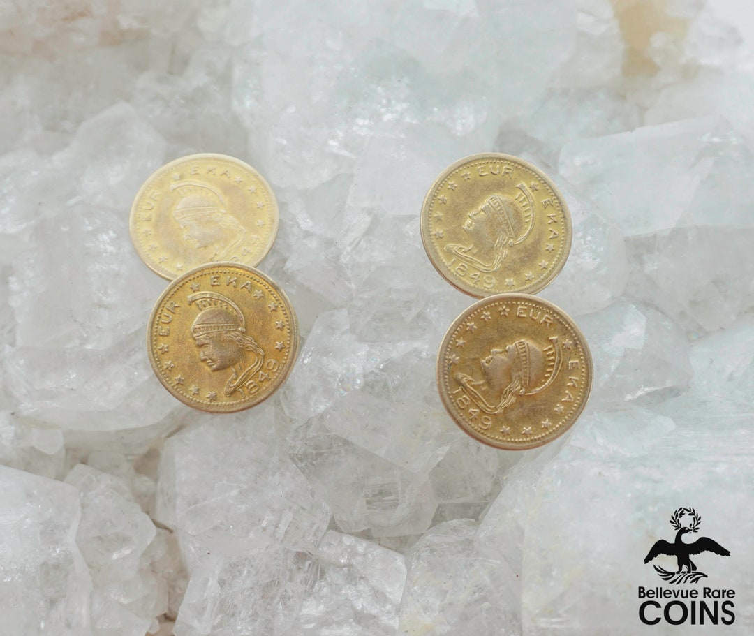 Vintage 1849 California Gold Rush Token Shirt Cuff-links - Etsy