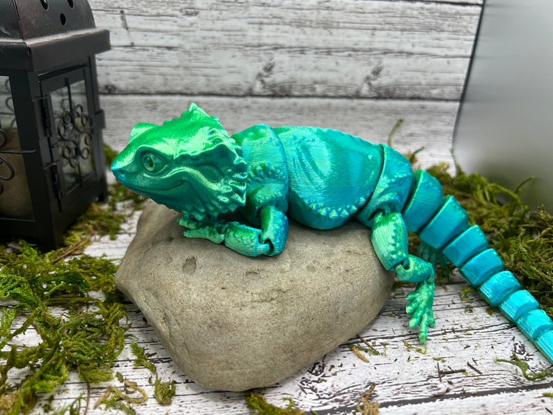 Articulated Bearded Dragon 3D Printed Expressive Eyes - Etsy