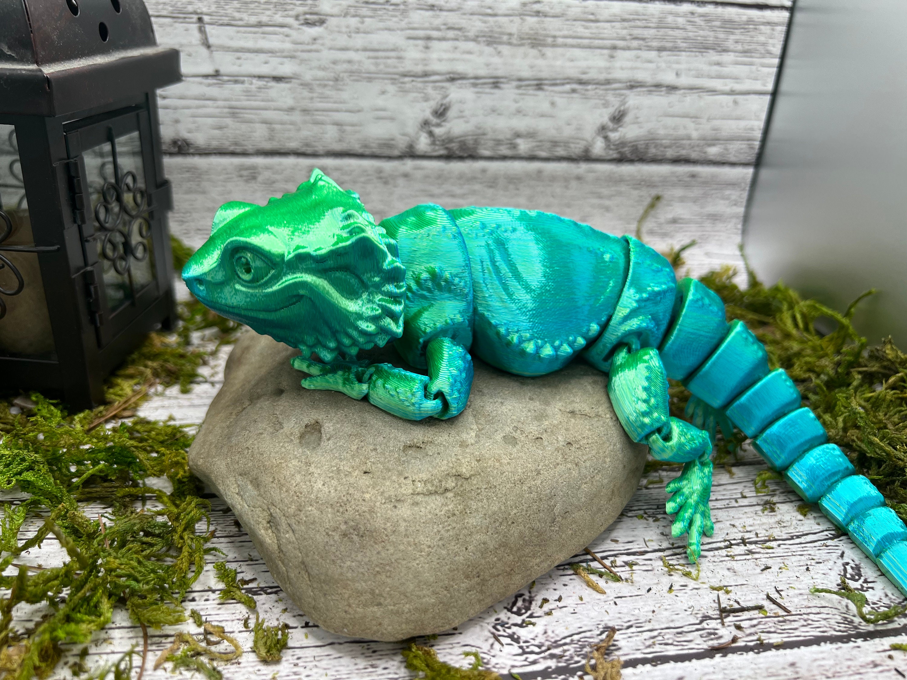 Articulated Bearded Dragon! - 3D Printed - Expressive Eyes - Etsy