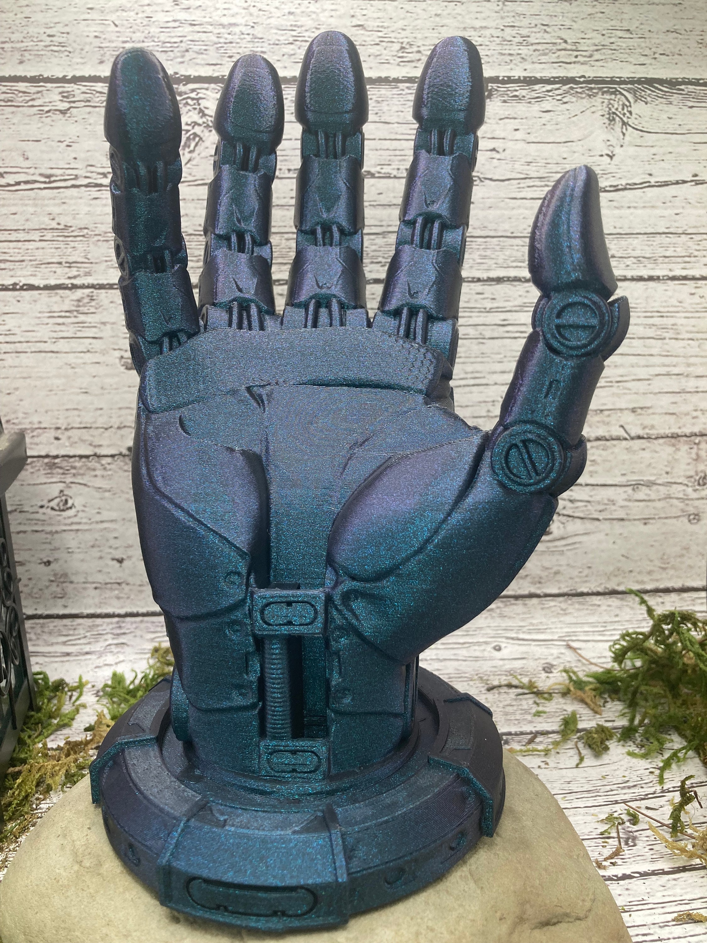3D Printed Cyborg/robot Hand Phone or Controller Holder/ Stand Space ...