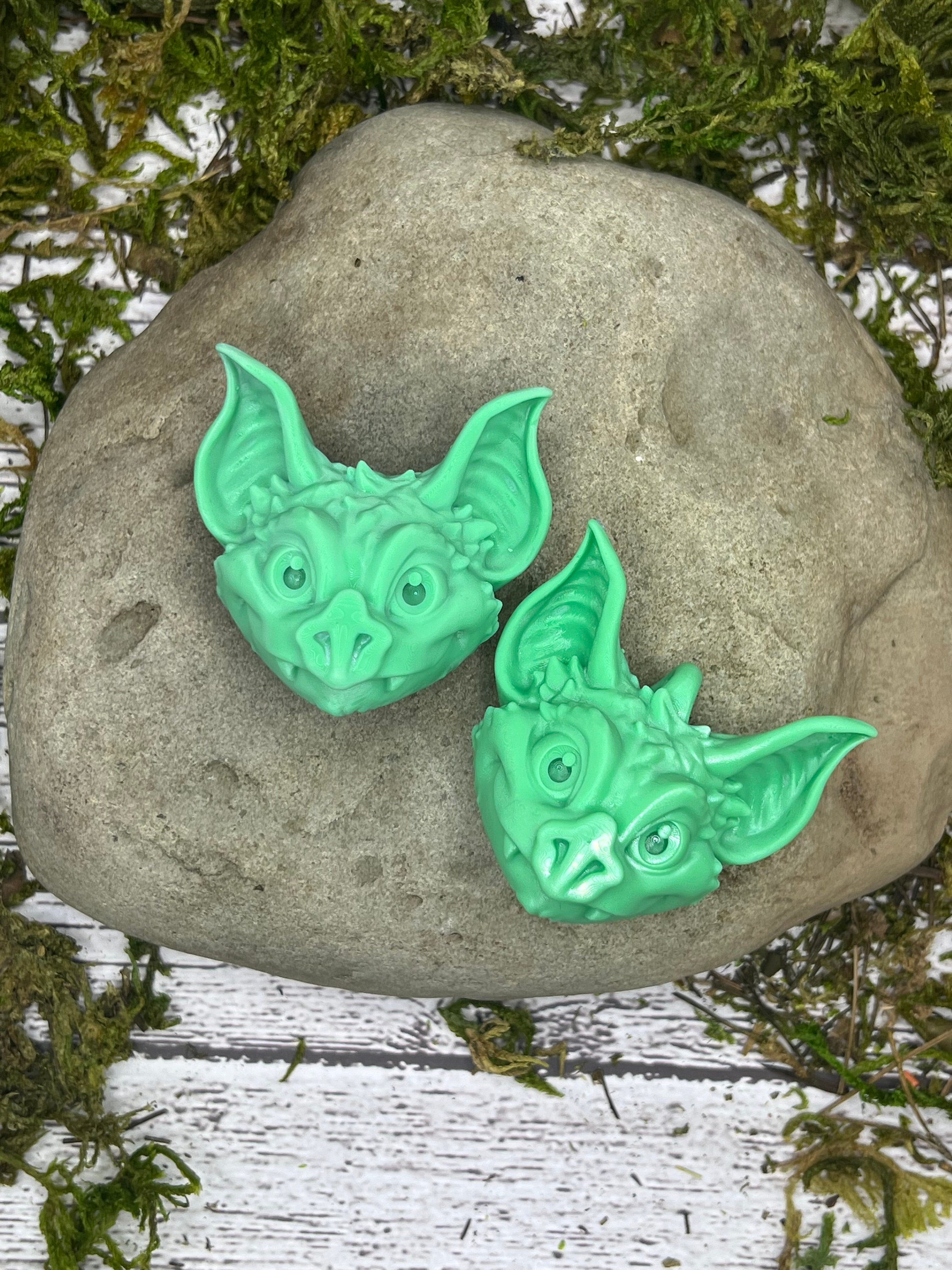 3D Printed Animal Magnet/ Ornament/ Keychain Cute Eyes - Etsy