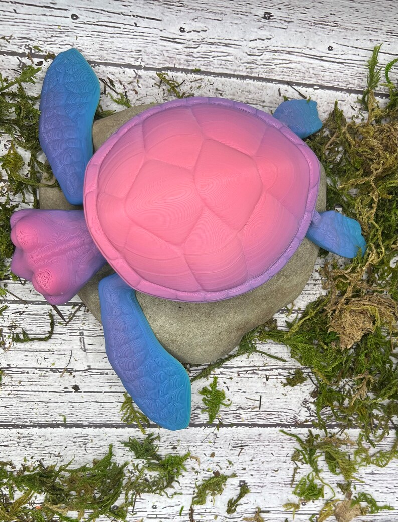 3D Printed Sea Turtle Articulated - Etsy