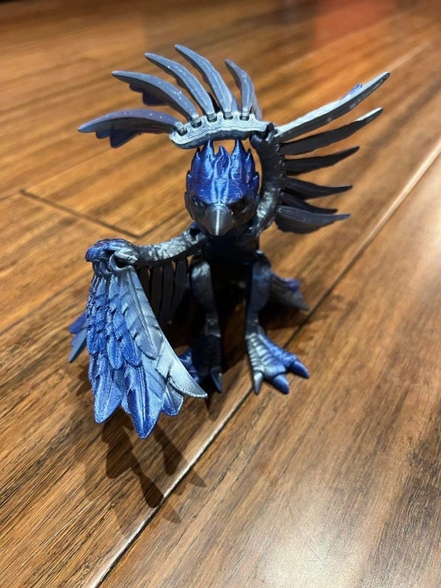 Articulated Phoenix - 3D Printed! - Many Colors Available! - Etsy