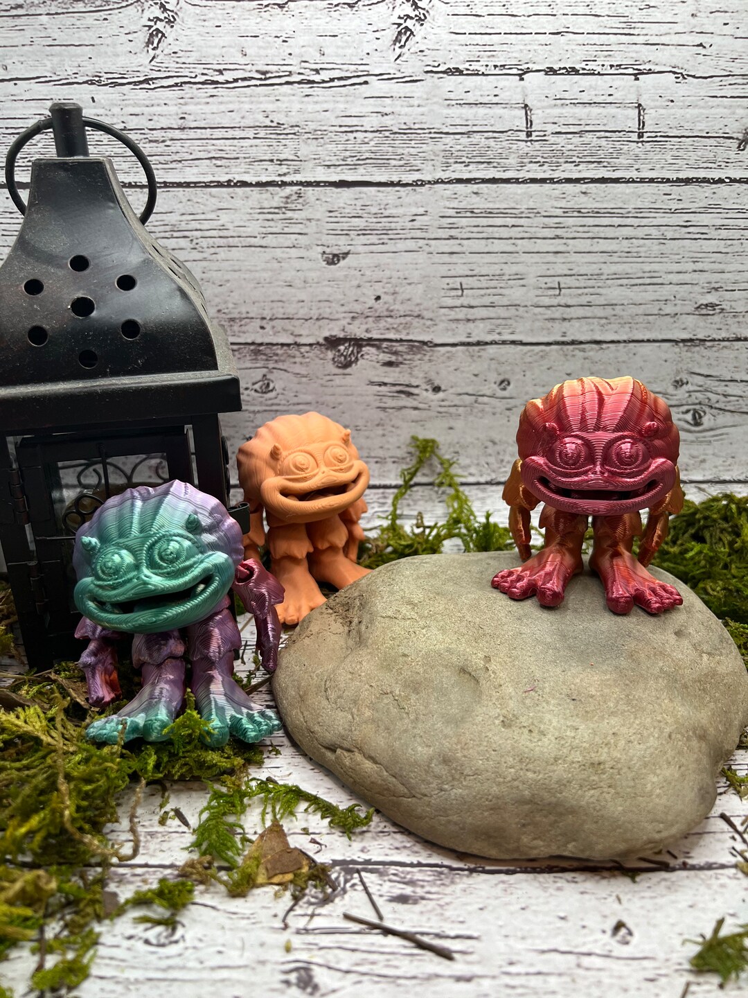 Articulated Yeti - 3D Printed! Adult and Baby- Many Colors Available ...