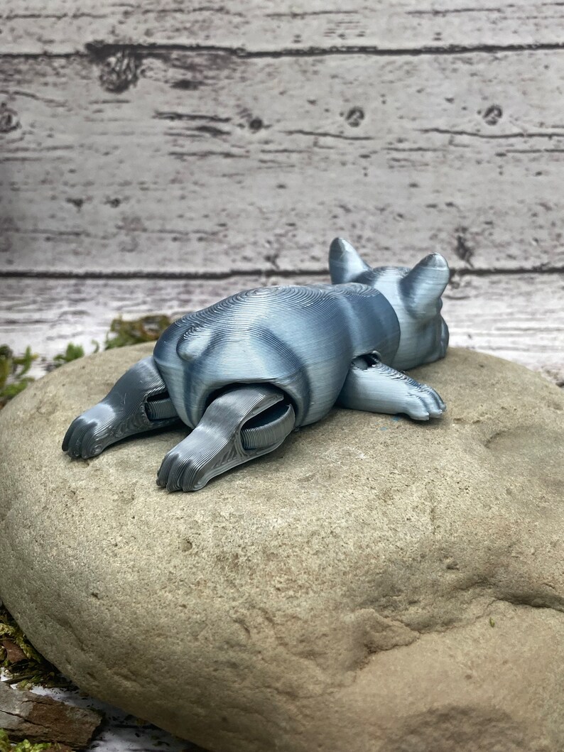 3D Printed Articulated Frenchie Dog - French Bulldog - Etsy