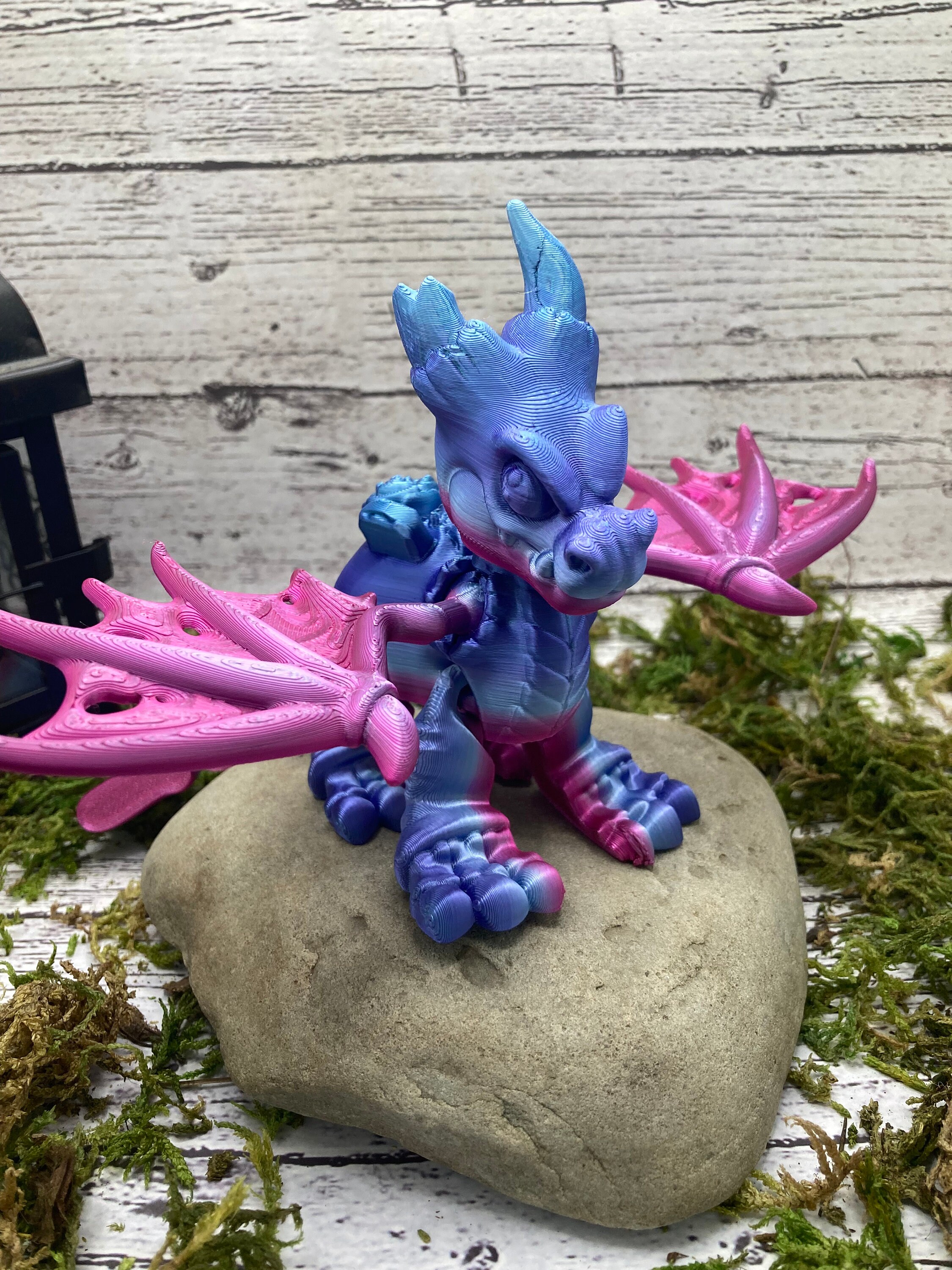 3D Printed Articulated Dragon Reaper Dragon - Etsy