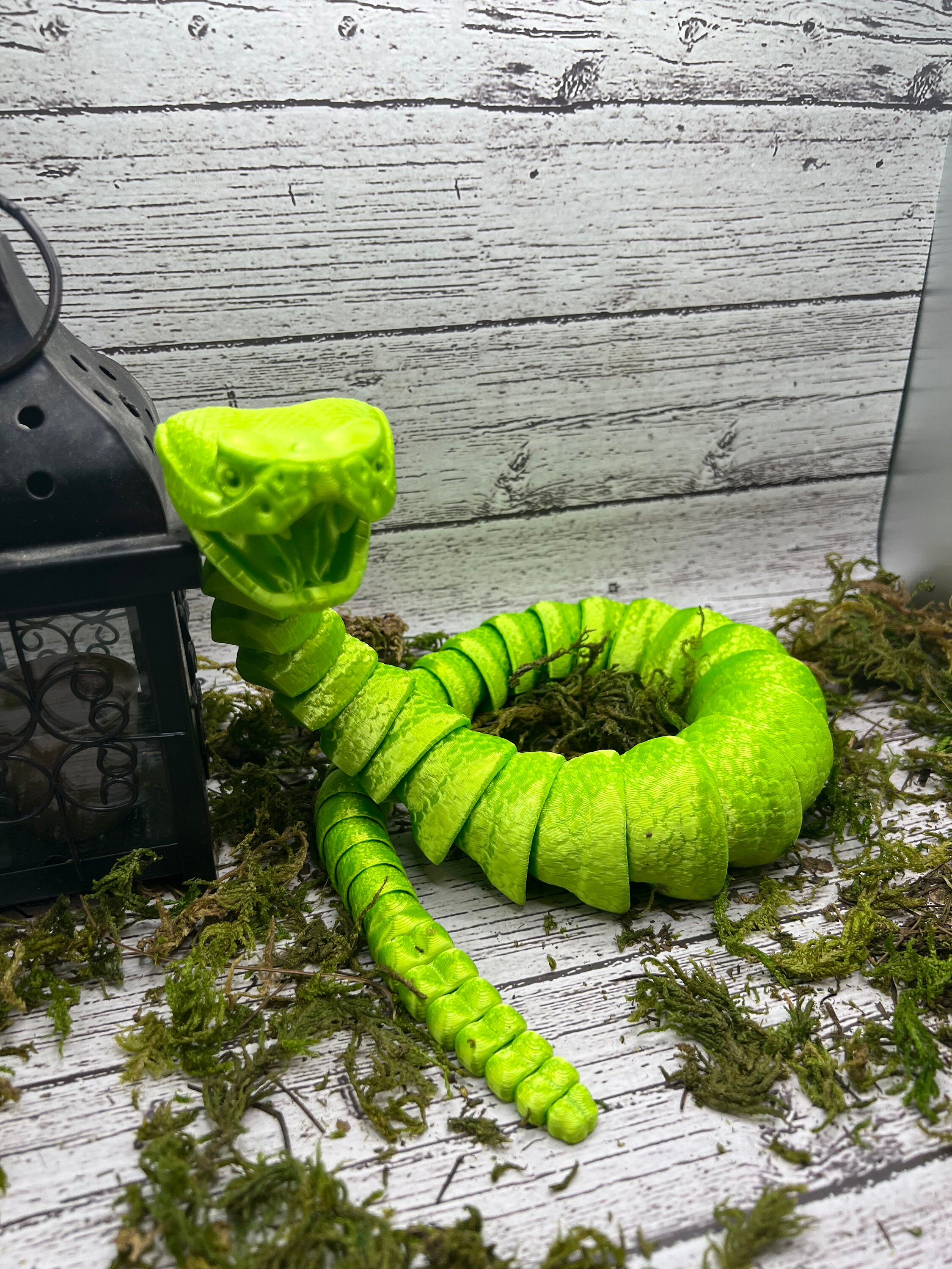 3d Printed Articulated Snakes Rattlesnake Ball Python - Etsy Australia