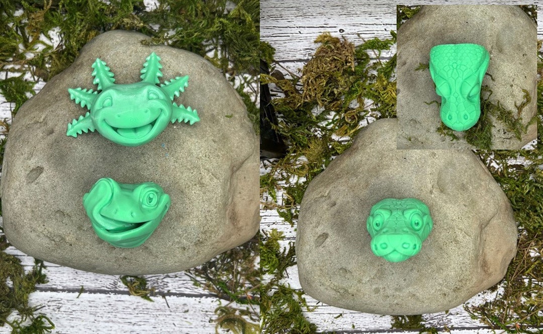 3D Printed Animal Magnet/ Ornament/ Keychain Cute Eyes Great Detail - Etsy