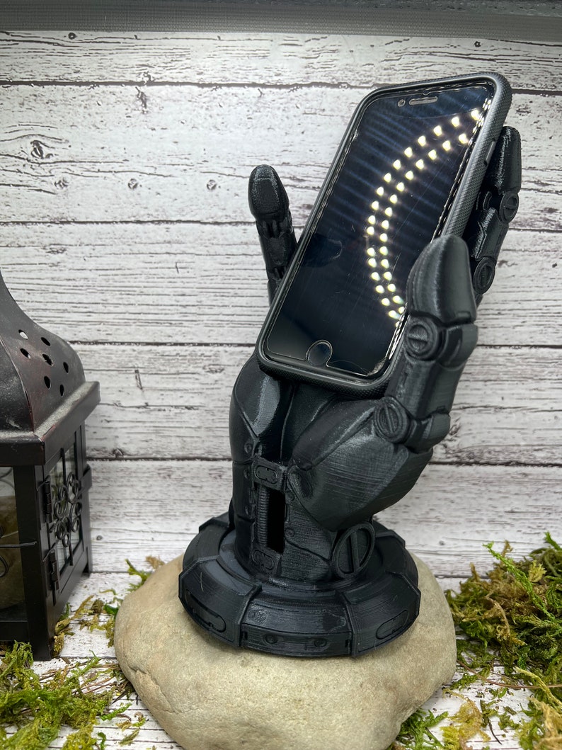 3D Printed Cyborg/robot Hand Phone or Controller Holder/ Stand Space ...