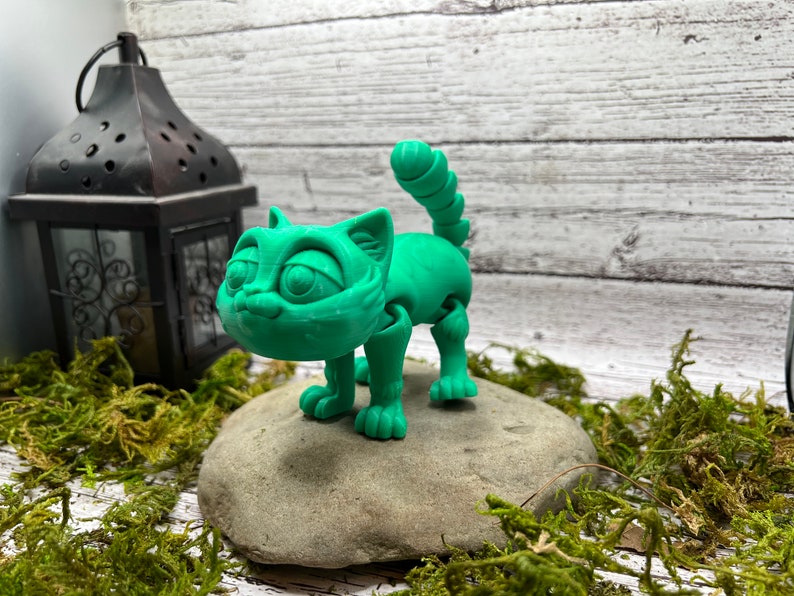 3D Printed Kitten Cat Kitty Cat Articulated - Etsy