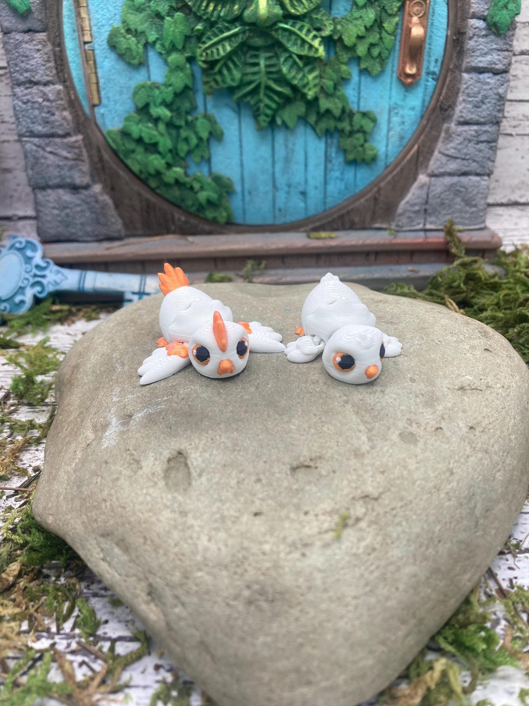 3D Printed Ravenhuff Runts Farm Bird Set: Chicken, Duck, Goose, Quail ...
