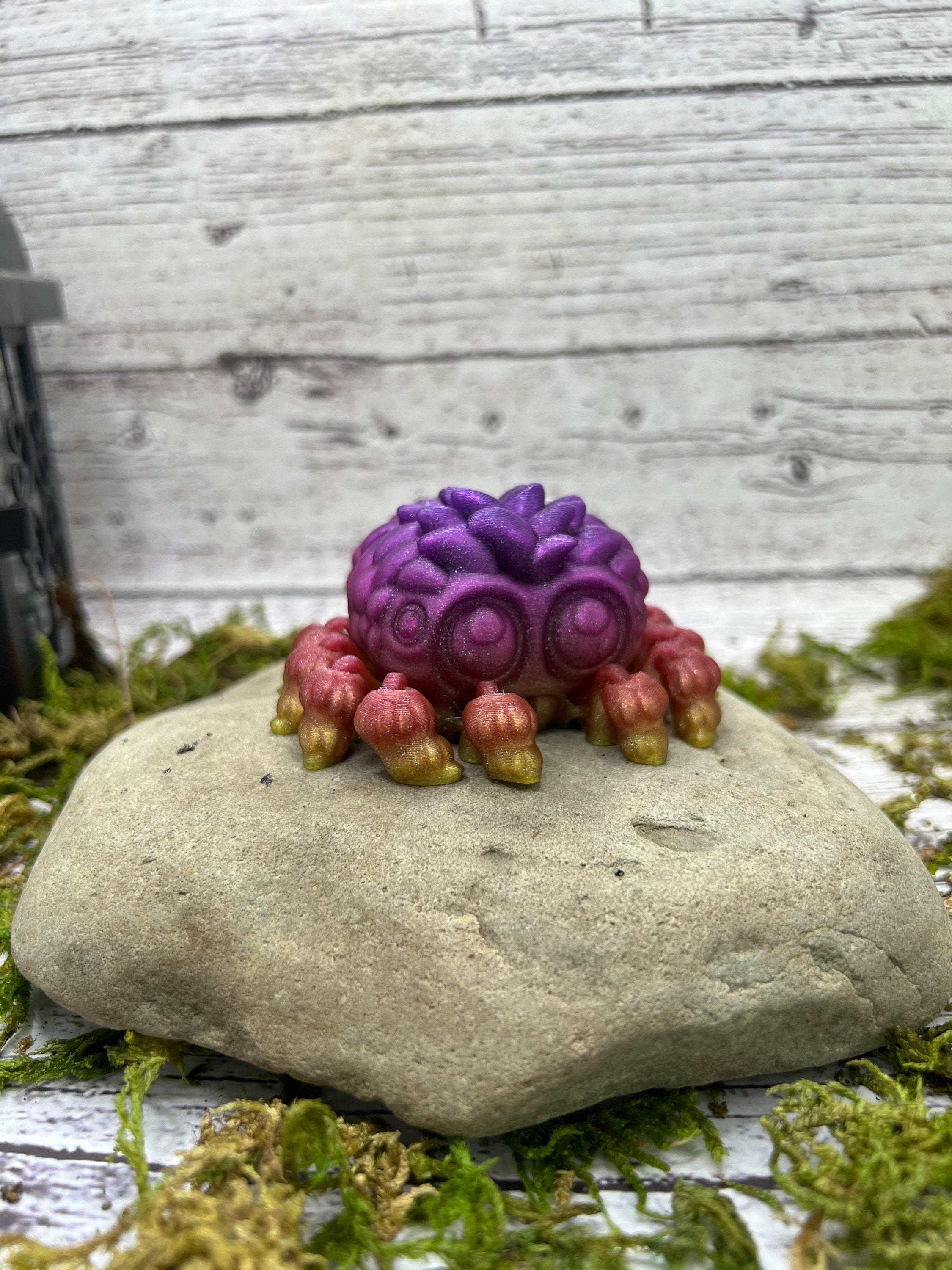 Jumping Spider /web 3D Printed, Articulated - Etsy