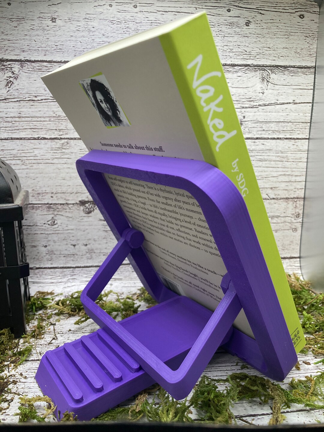 3D Printed Book/recipe/tablet Stand - Collapsible - Etsy