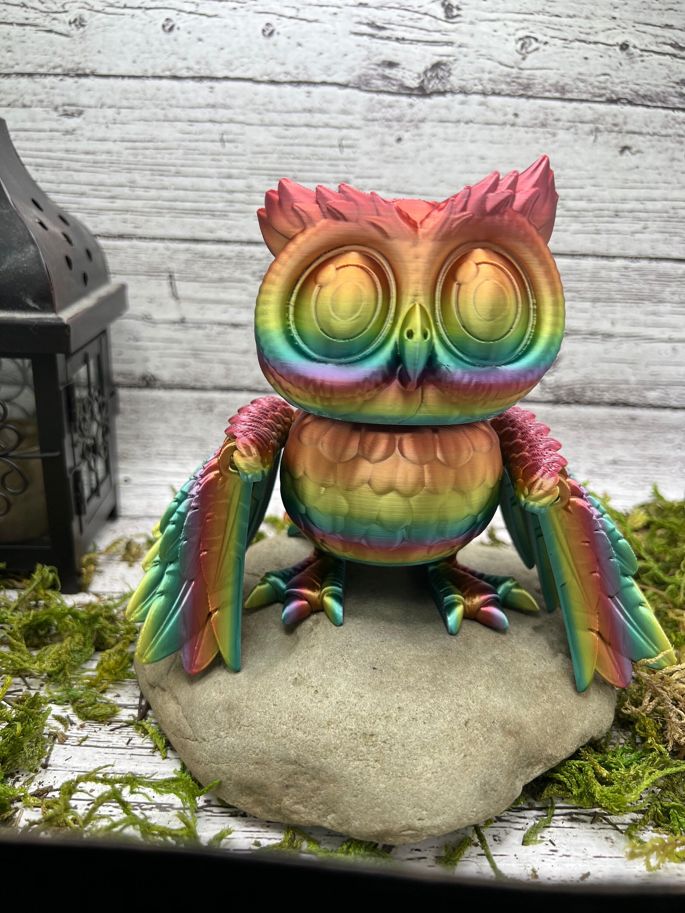 3D Printed, Articulated Owl - Etsy
