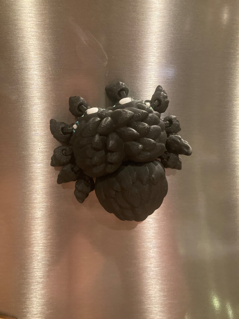 Jumping Spider +/-web! 3D Printed, Articulated — Multi Filament Listing ...