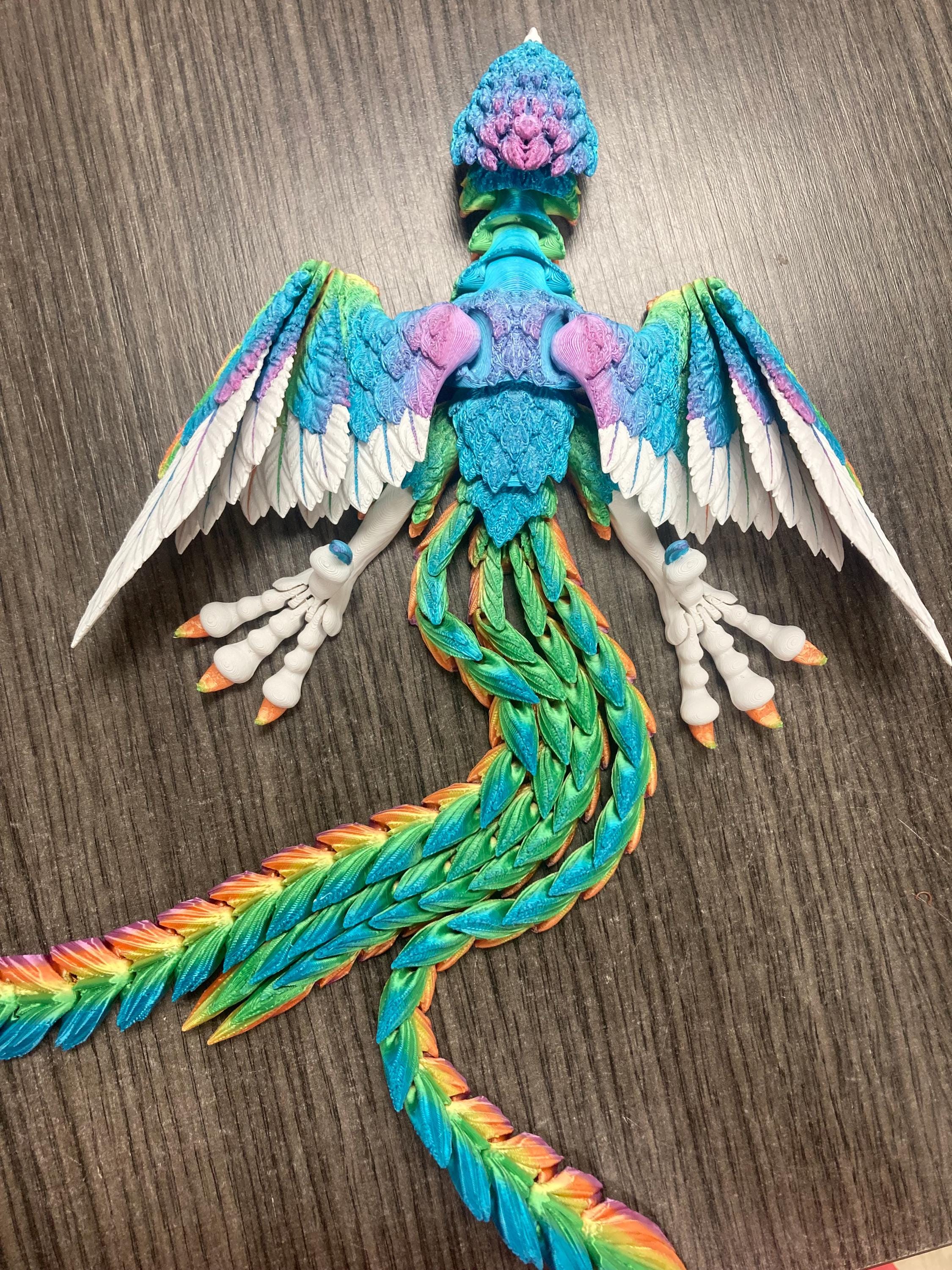 3D Printed Phoenix- Fully Articulated- Clamping Claws - Etsy
