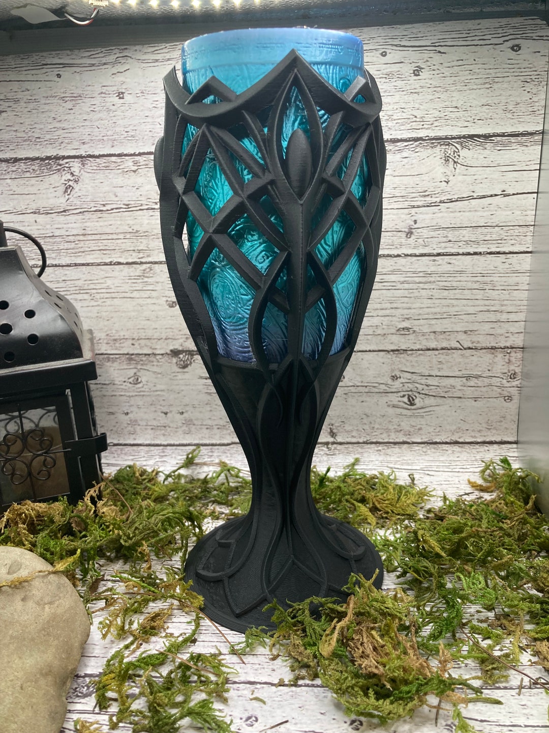 3D Printed Elven Goblet - Removable Insert - Etsy
