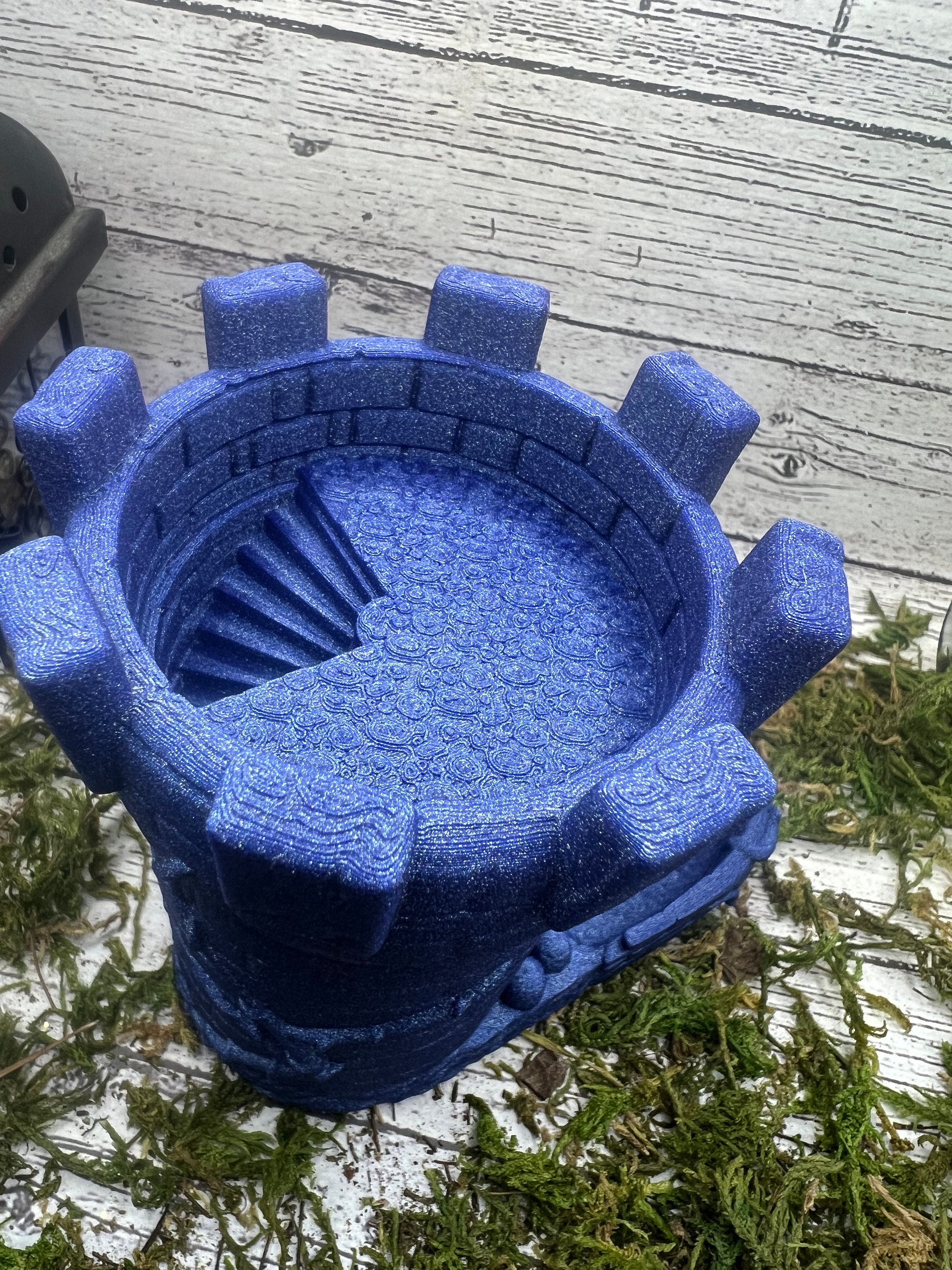 Dice Tower Castle Dragon 3D Printed - Etsy