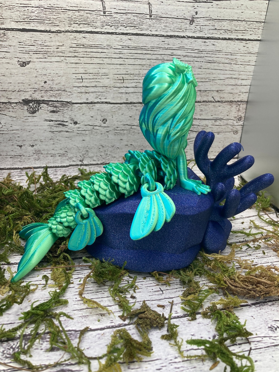 3D Printed, Articulated Mermaid! Separate Corral Accessory! - Etsy
