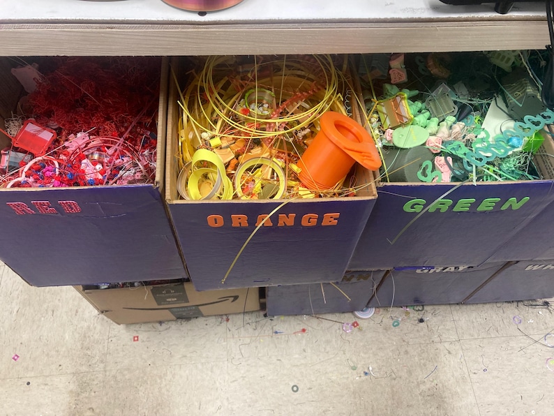 Printer Poop/ Filament Scraps - 3D Printer Waste (PLA) -crafting ...