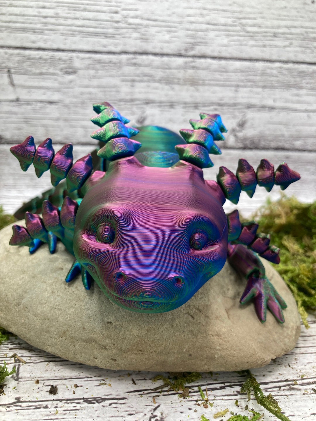 Articulated Axolotl- 3D Printed- Matmiremakes - Etsy