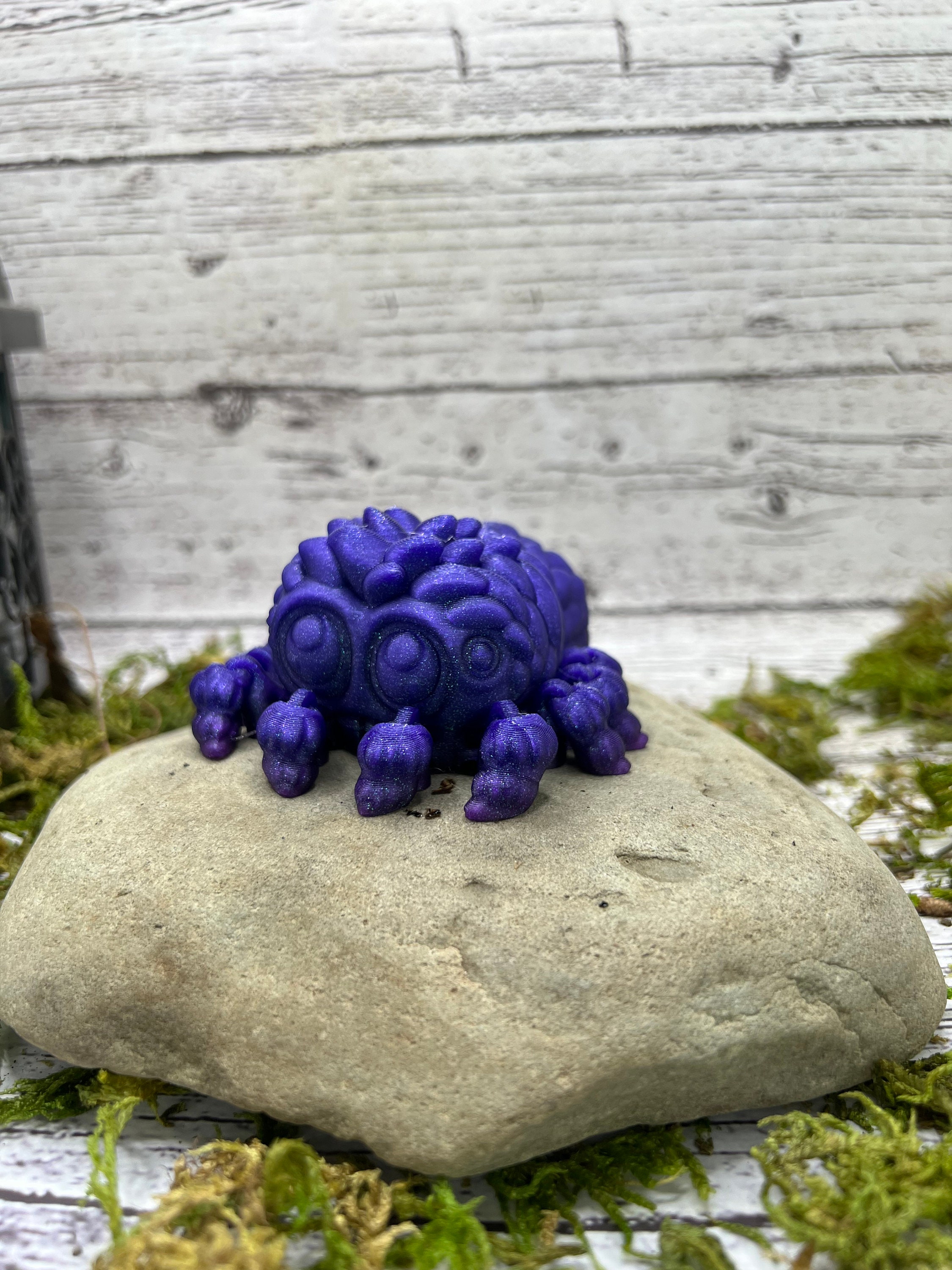 Jumping Spider /web 3D Printed, Articulated - Etsy