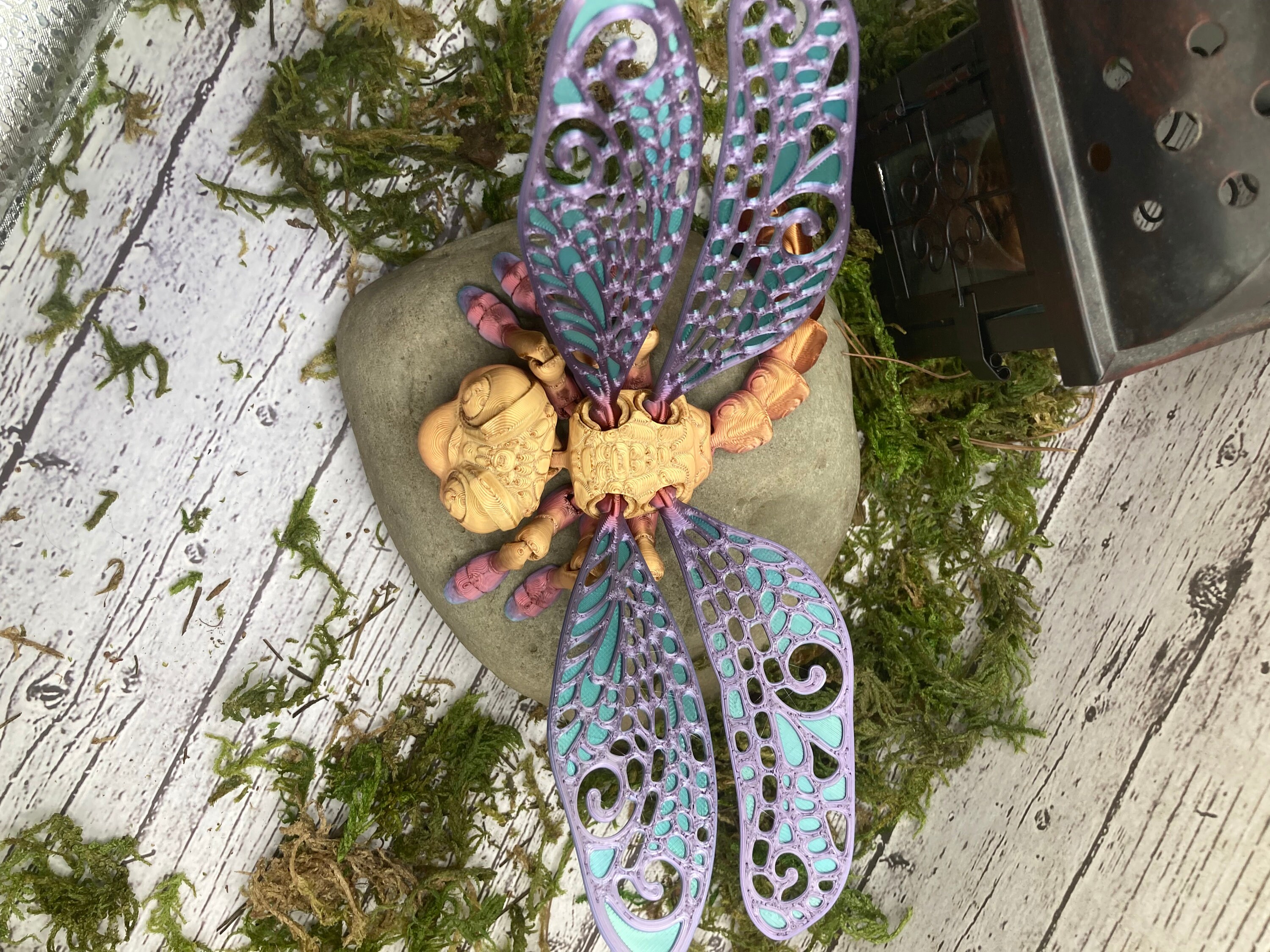 Dragonfly / Butterfly 3D Printed, Articulated - Etsy