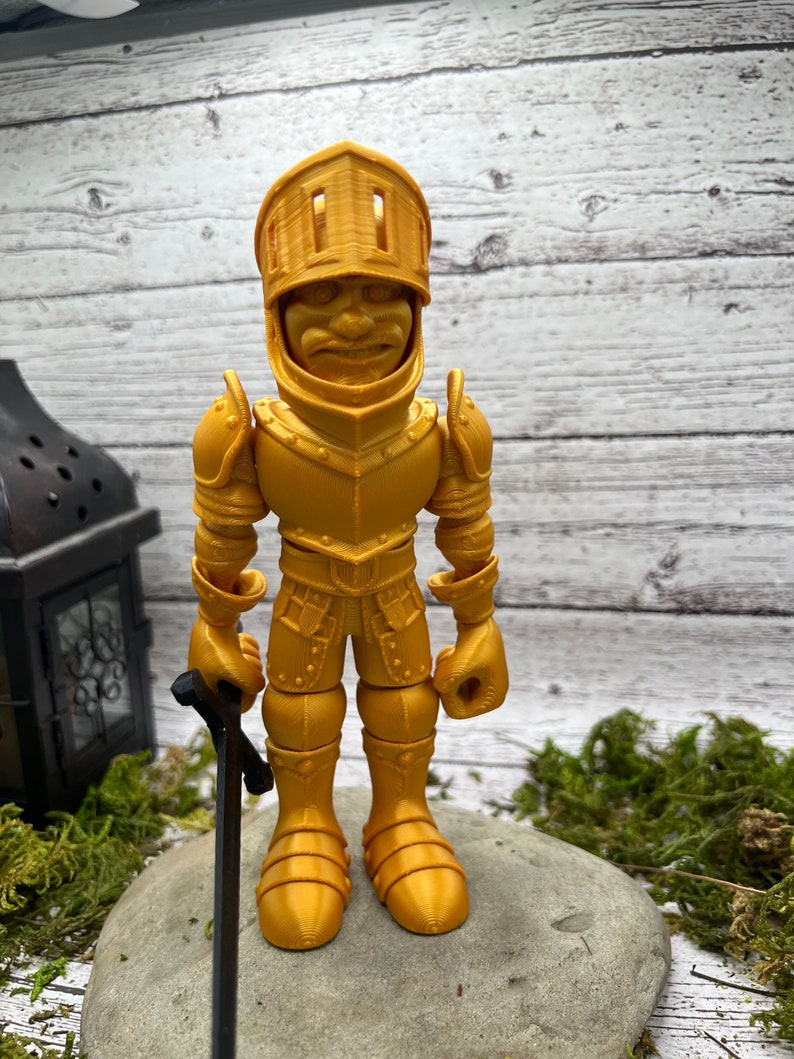 3D Printed, Articulated Knight, Skeleton Knight, Arsenal Flexi Factory ...