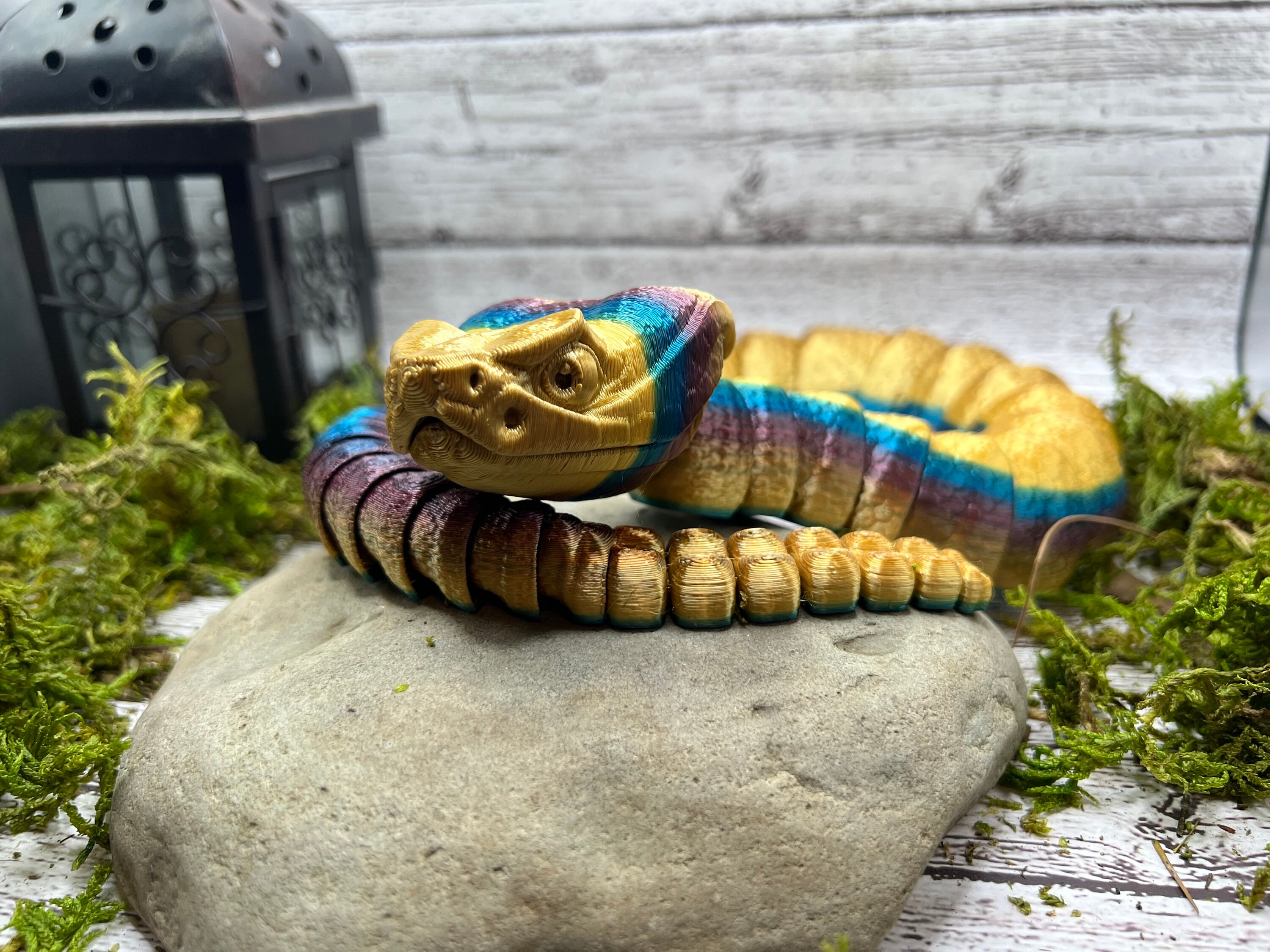3d Printed Articulated Snakes - Rattlesnake - Matmiremakes - Etsy