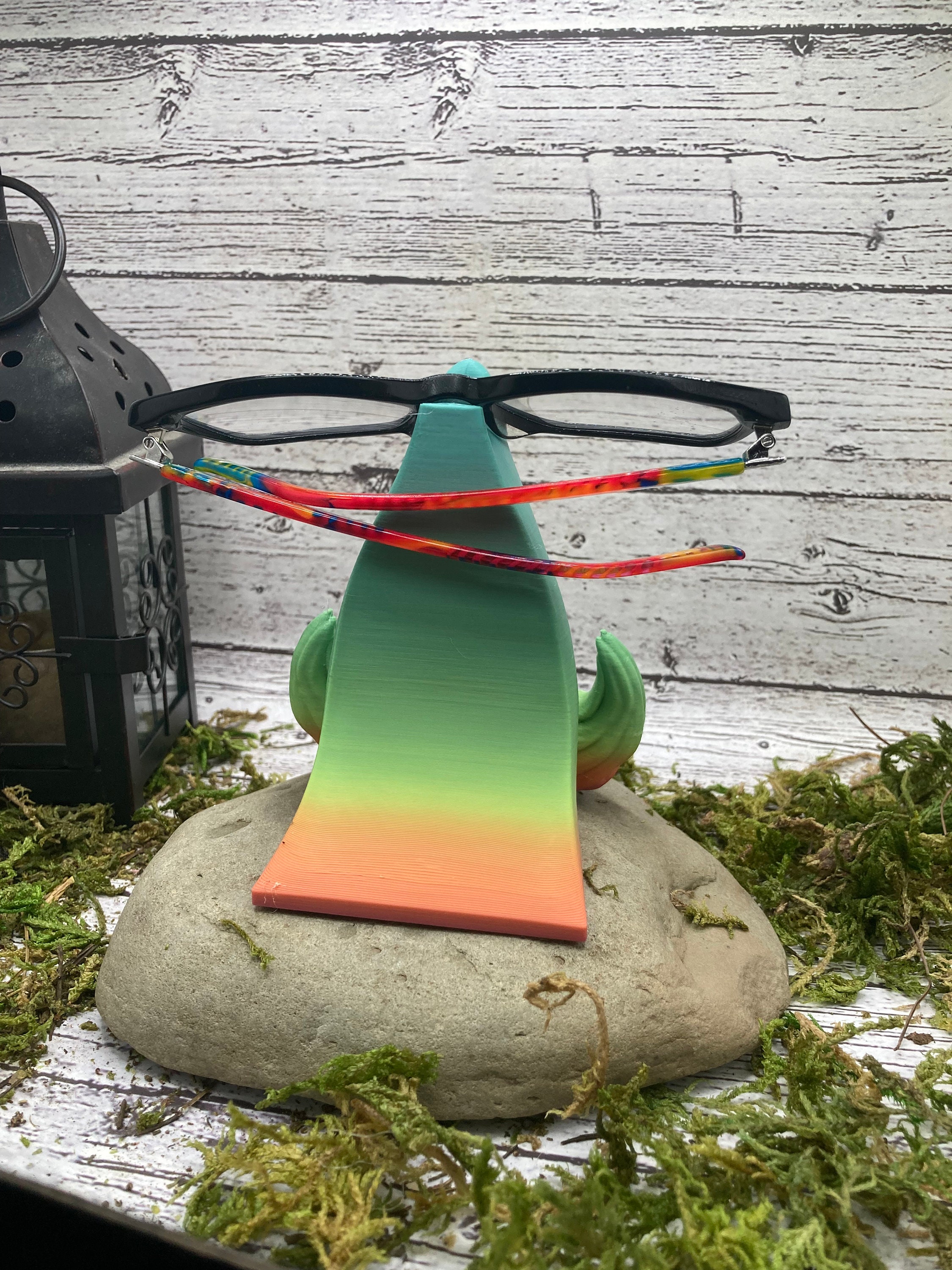 3d Printed Nosy Glasses Holder Stand Mustache Etsy