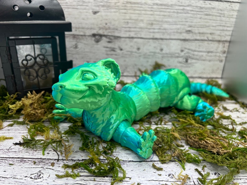 3d Printed Articulated Ferret Dook Weasel Matmiremakes - Etsy