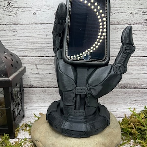 3D Printed Cyborg/robot Hand Phone or Controller Holder/ Stand - Space ...