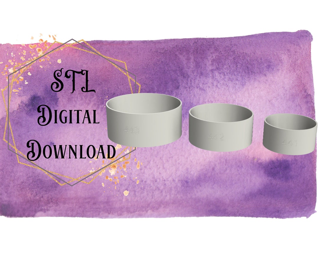 Vintage Bowl Display Risers - Pyrex 441, 442, 443 - Digital Files Only ...