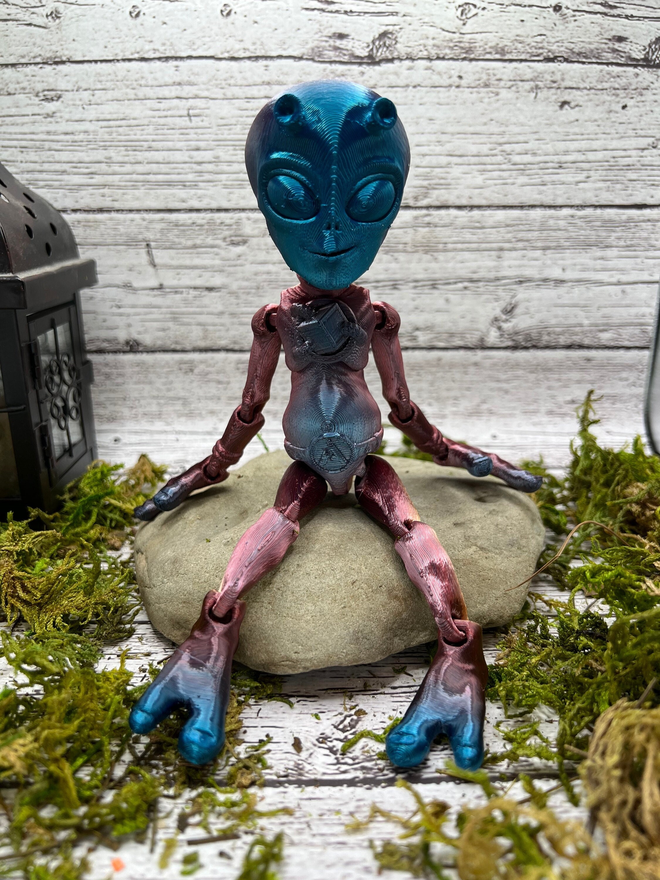 Articulated 3D Printed Alien Flex Factory - Etsy