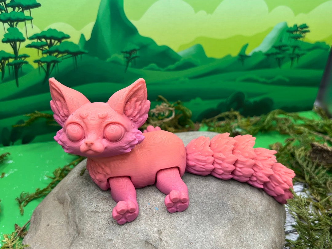 Adorable Fox - 3D Printed - Articulated - Etsy