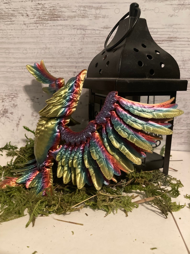 Articulated Phoenix 3D Printed Many Colors Available - Etsy