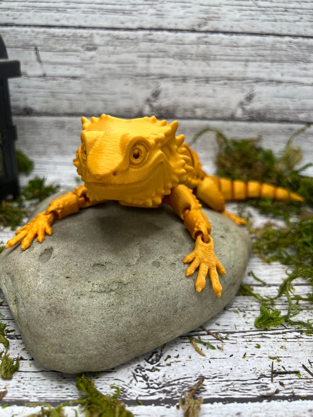 Articulated Bearded Dragon! - 3D Printed - Expressive Eyes - Etsy