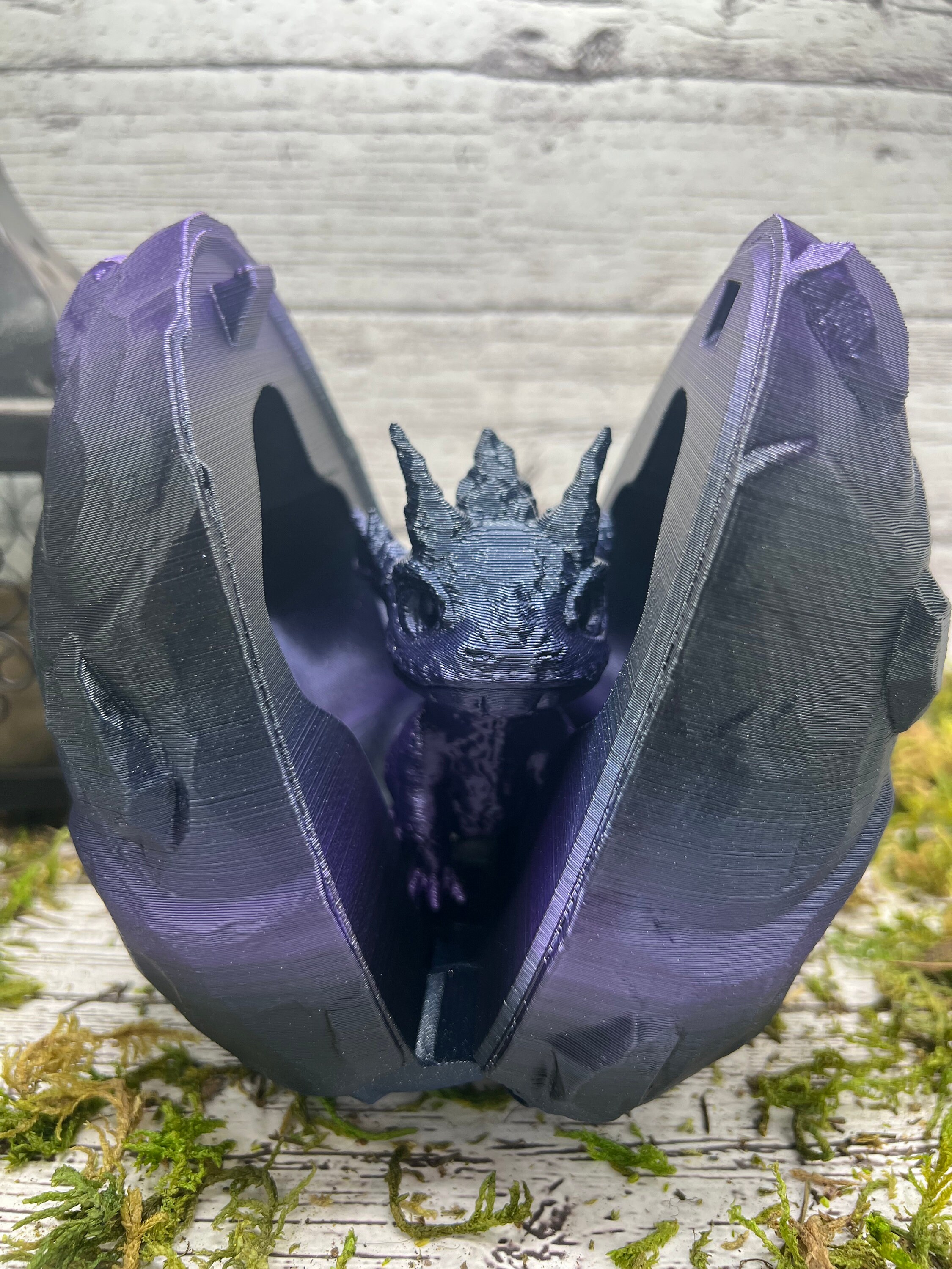 Baby Elemental Dragons 3D Printed Leaf, Stone, Fire Add on Eggs - Etsy