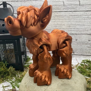 3D Printed, Articulated Highland Coo/ Cow - Etsy