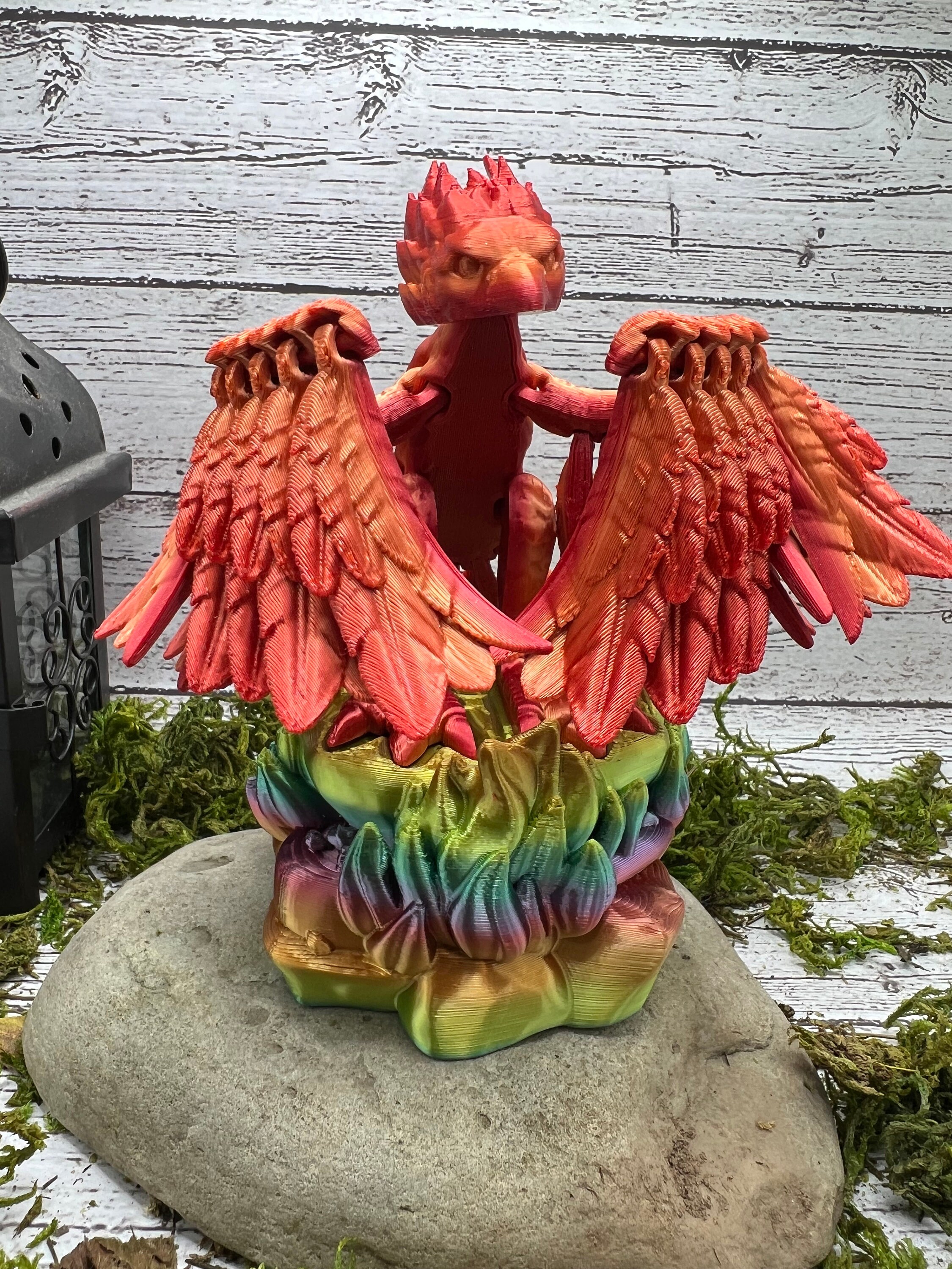Articulated Phoenix - 3D Printed! - Many Colors Available! - Etsy