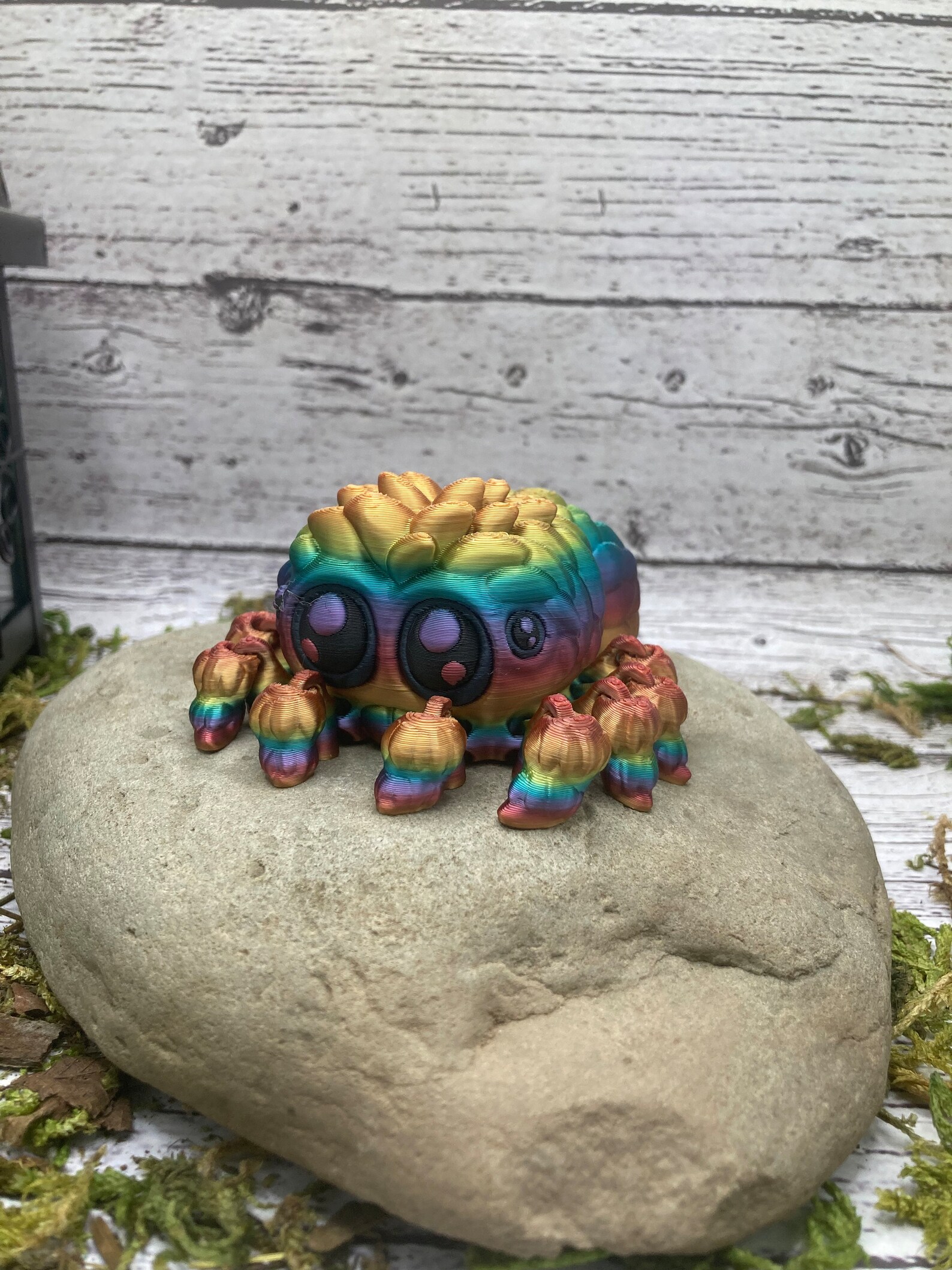 Jumping Spider /web 3D Printed, Articulated Multi Filament Listing - Etsy