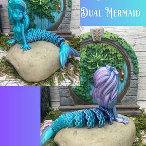 3D Printed, Articulated Mermaid! Separate Corral Accessory! - Etsy