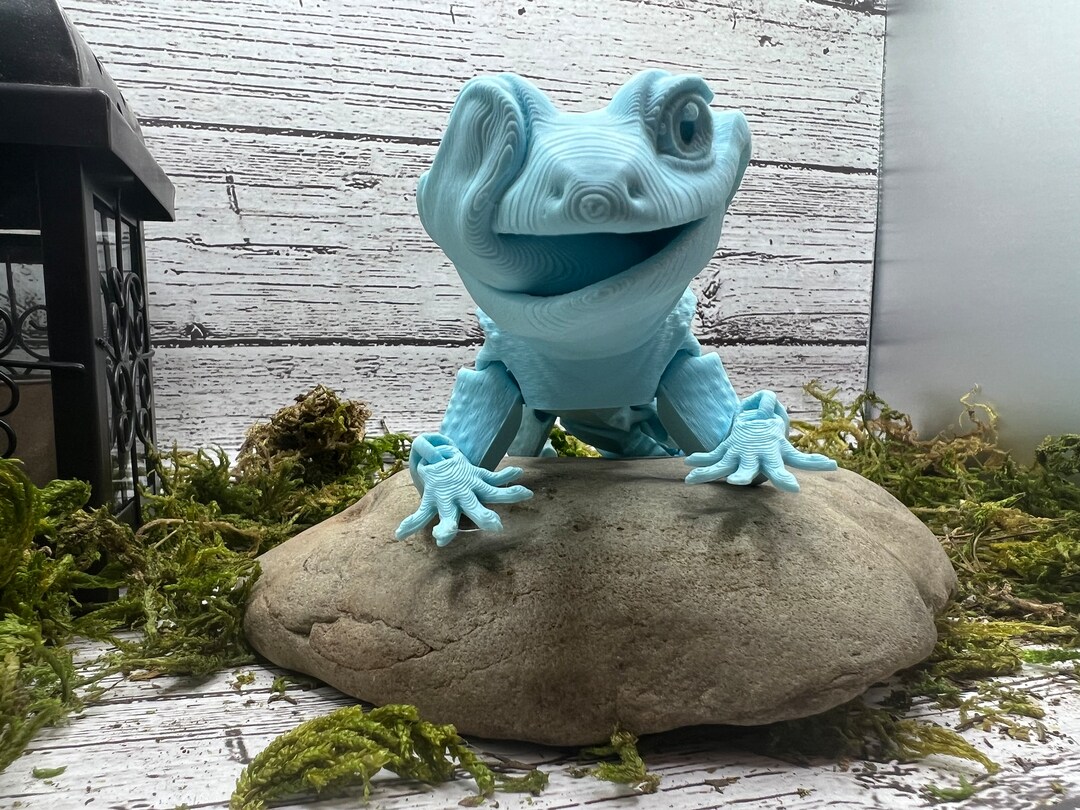 3D Printed, Articulated Licky Leo Gecko - Matmire - Lizard - Etsy