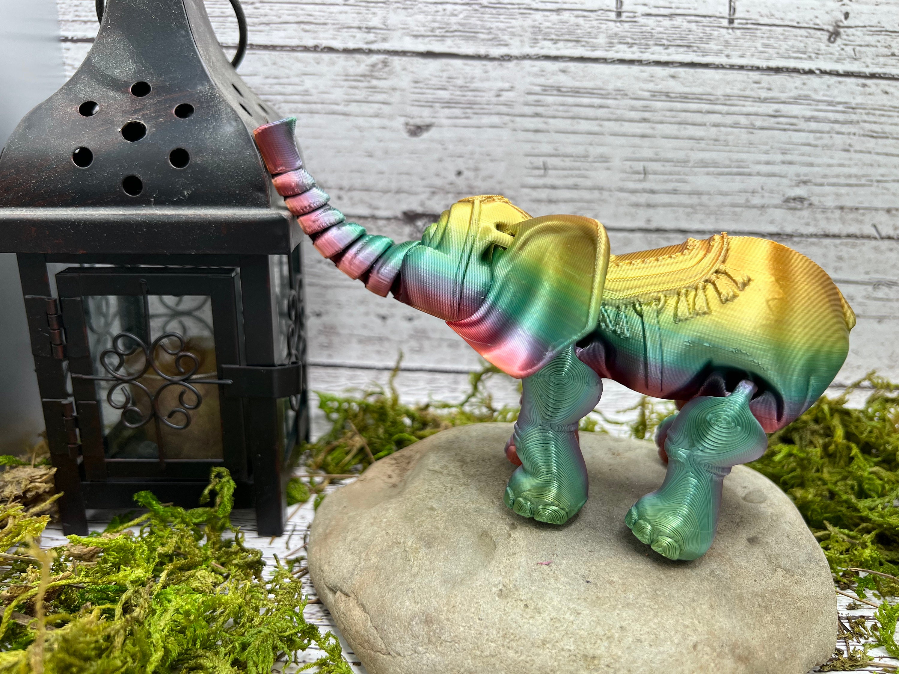 Articulated Circus Elephant Flexi Factory 3D Printed - Etsy