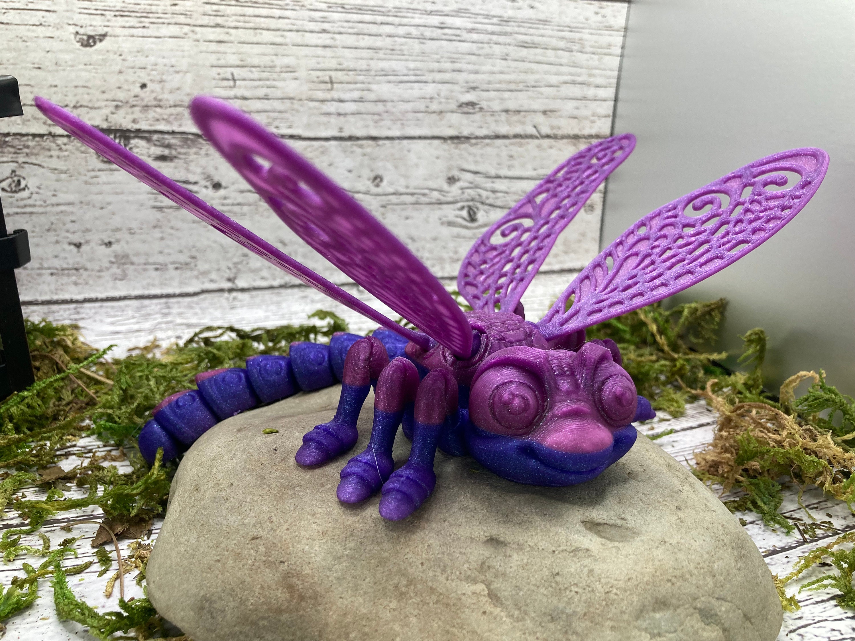 Dragonfly / Butterfly 3D Printed, Articulated - Etsy