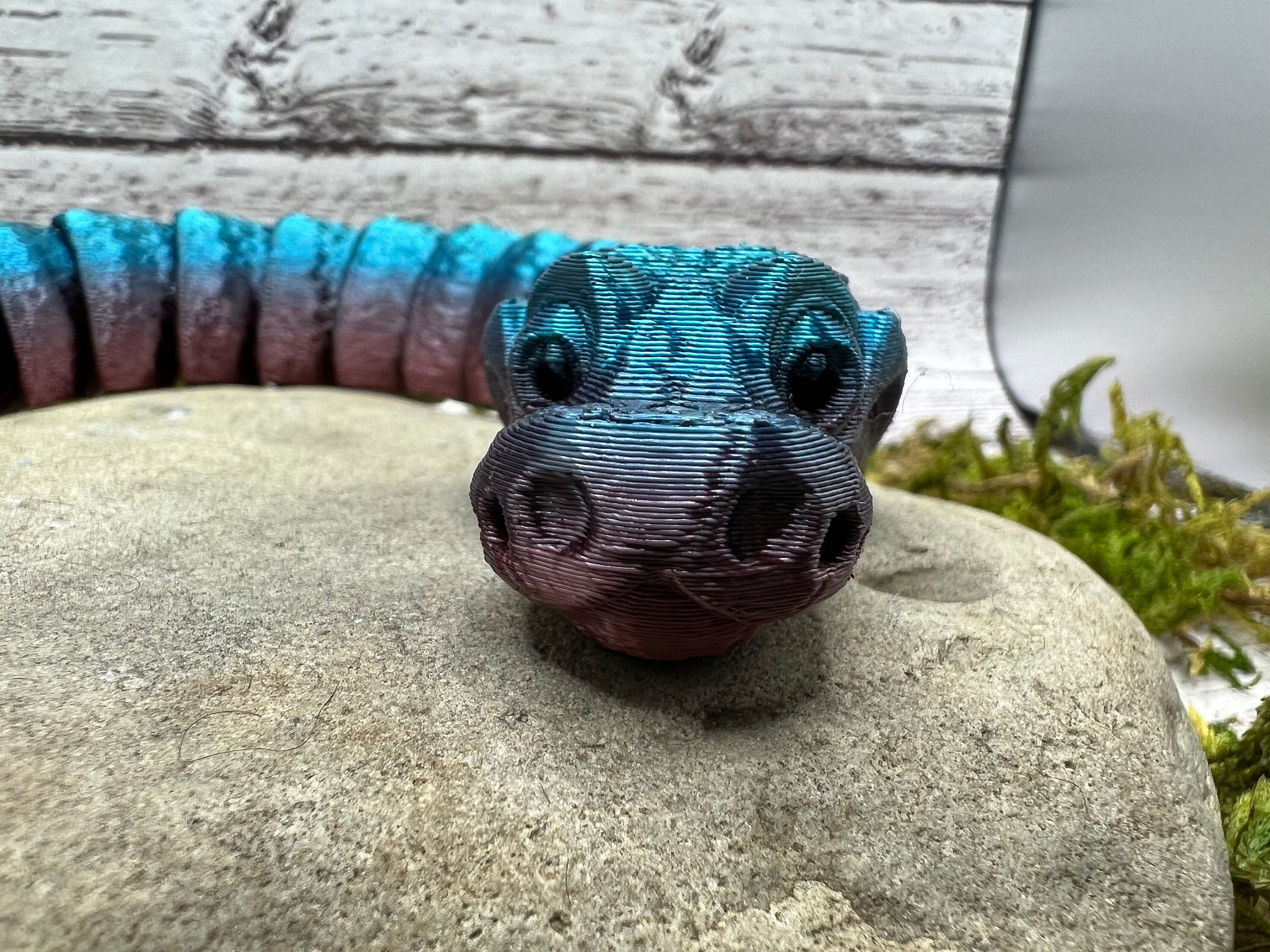 3d Printed Articulated Snakes Rattlesnake Ball Python - Etsy
